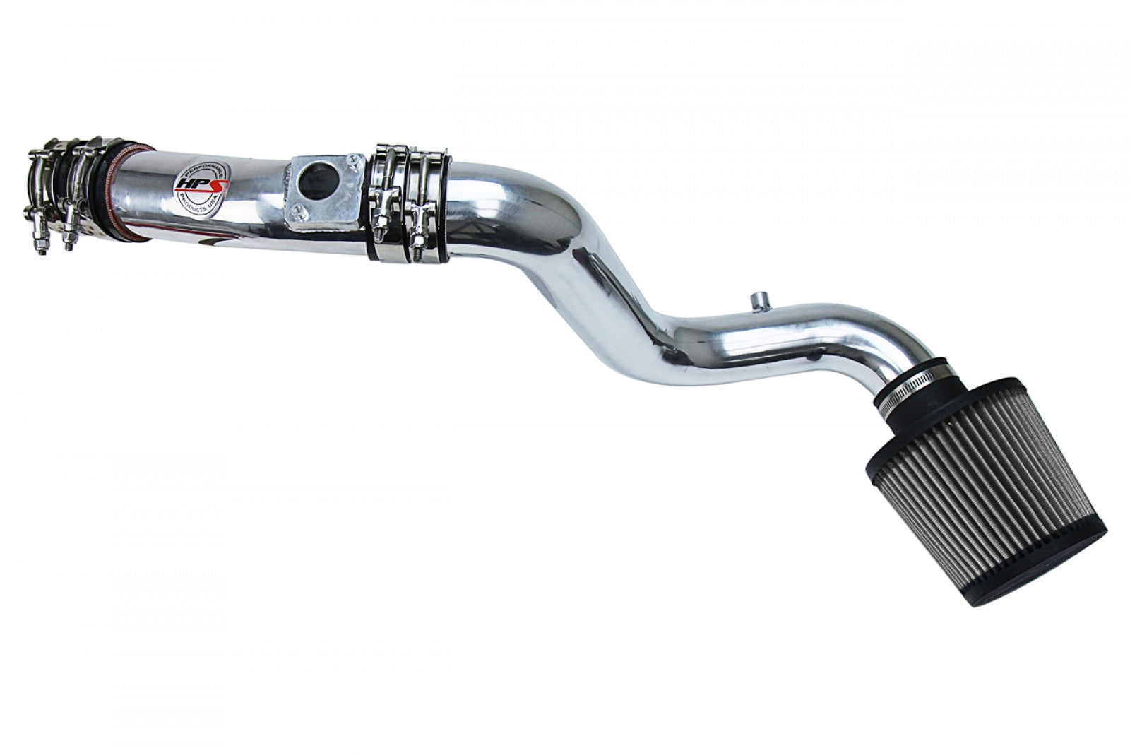 HPS Performance Polish Cold Air Intake Kit for 16-19 Honda Civic 1.5L ...